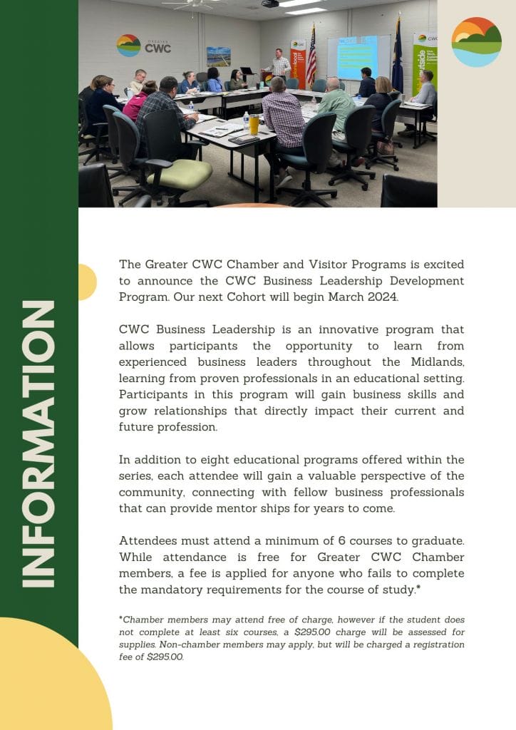 CWC Business Leadership - Greater Cayce West Columbia Chamber of Commerce